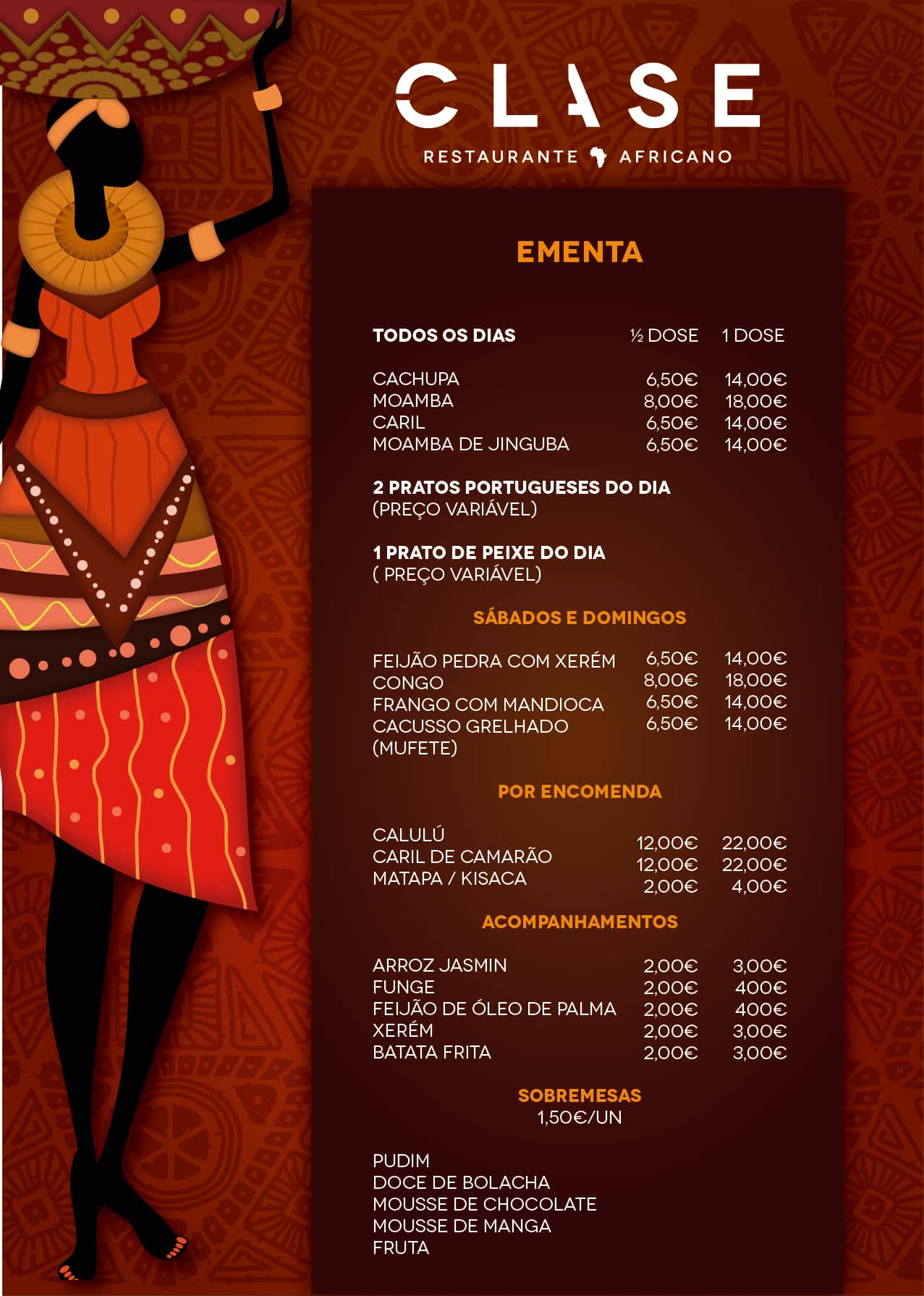 Clase - Restaurante Africano - Mem Martins | Zomato Portugal